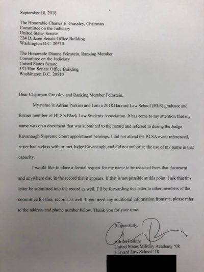 Adrian Perkins Claims Senate Judiciary Committee Relied on Fraudulent ...